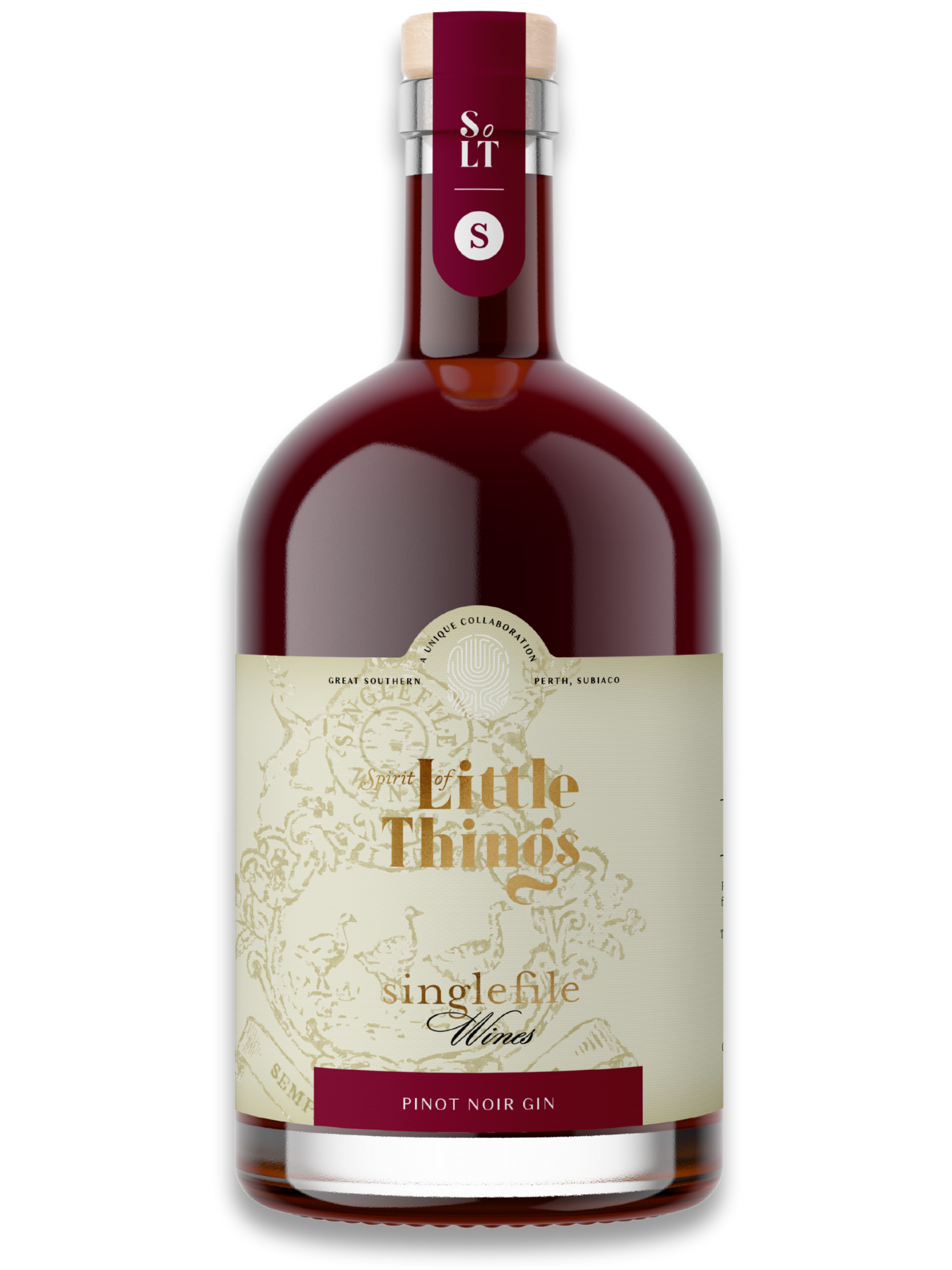 Singlefile × Spirit of Little Things Pinot Noir Gin